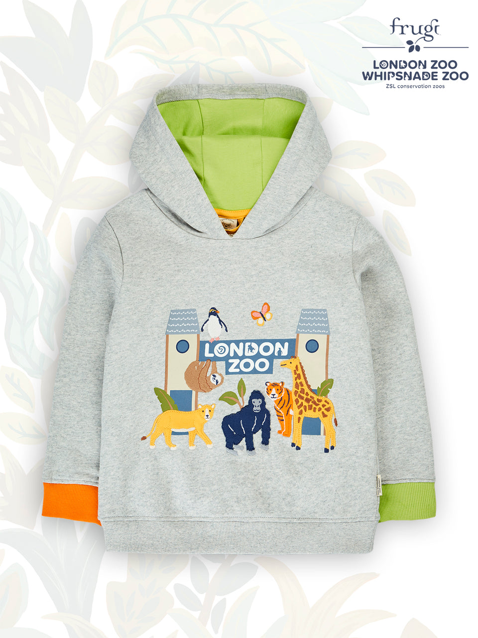ZSL Zoo Hoodie | Frugi - Love Organic